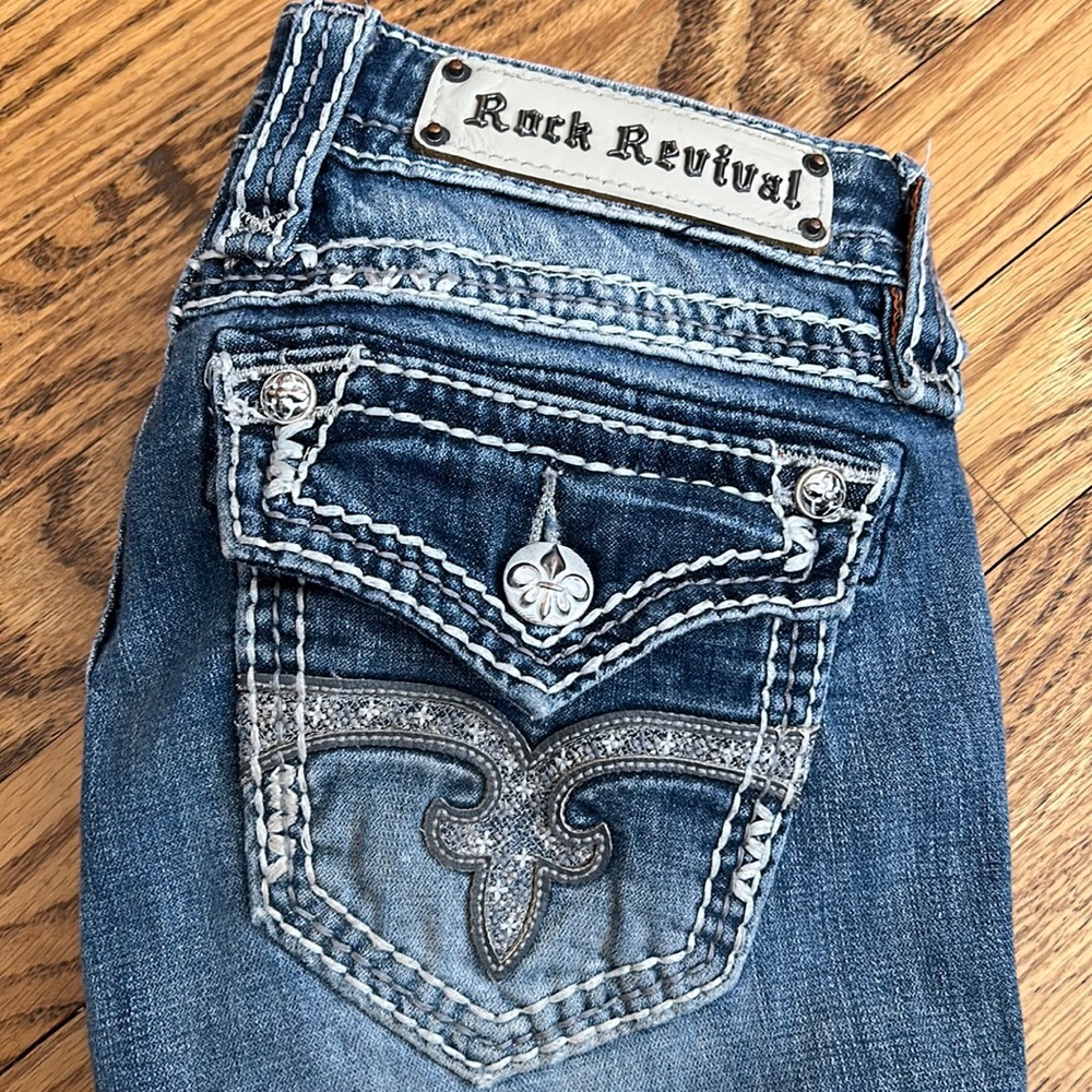 Rock Revival Angie Skinny Jeans - Gem